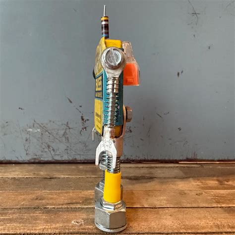 Handcrafted Vintage Retro Style Robot Unique Collectible And Home Decor Piece Retro Style