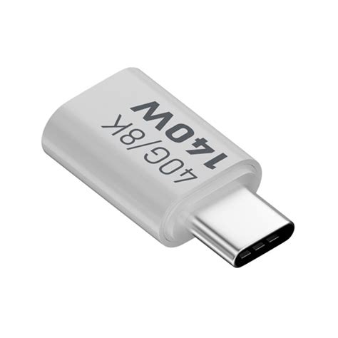 Hukai Adapter 140w 40g 8k Usbc Connector For Laptops Smartphones And Tablets High Speed Charging