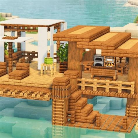 One Of The Great Features Of The Minecraft Beach House Idea Is That