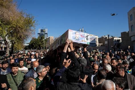 پیکر مطهر شهید چگینی در قزوین تشییع شد فیلم و عکس ایمنا