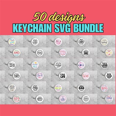 Keychain Quotes Svg Bundle Funny Keychain Svg Sarcastic Keychain Svg Designs For Keychains