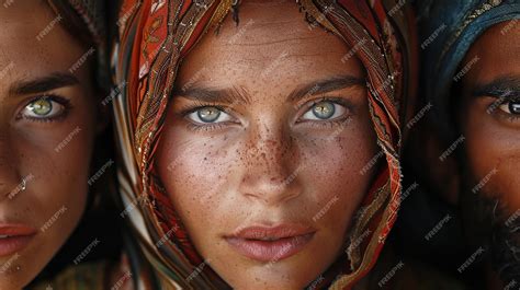 High Resolution Realistic Portraits Of Diverse People Premium Ai
