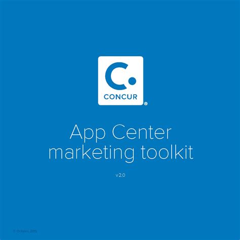 Concur App Center Partner Toolkit Mans Design And Photography