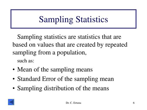 Ppt Statistical Sampling And Analysis Understanding Sample Data Dr