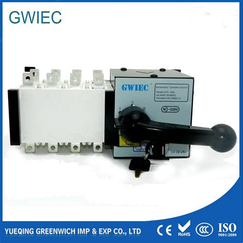 Gwiecoemblank 1600 Amp Zhejiang China Pc Class Ats Transfer Switch