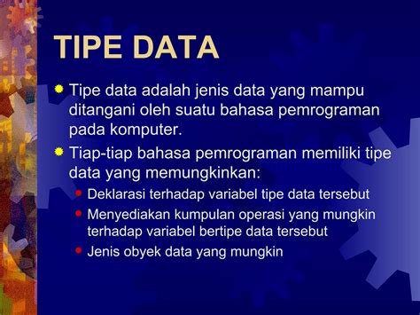 Algoritma Tipe Data PPT