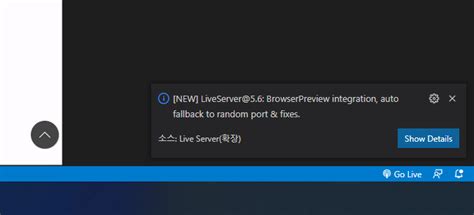 [vs Code Live Server 확장]웹개발 하면서 실시간 확인 수성컴전자방
