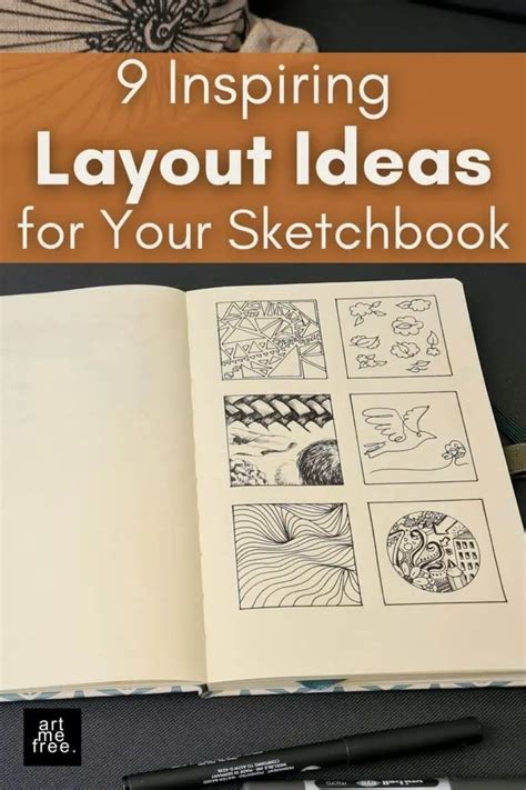 9 Sketchbook Page Layout Ideas For Creative Journaling Artmefree