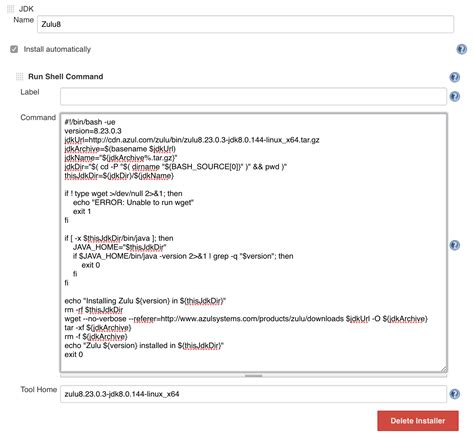 JDK Automatic Installation For Zulu Multi Platform Certified OpenJDK