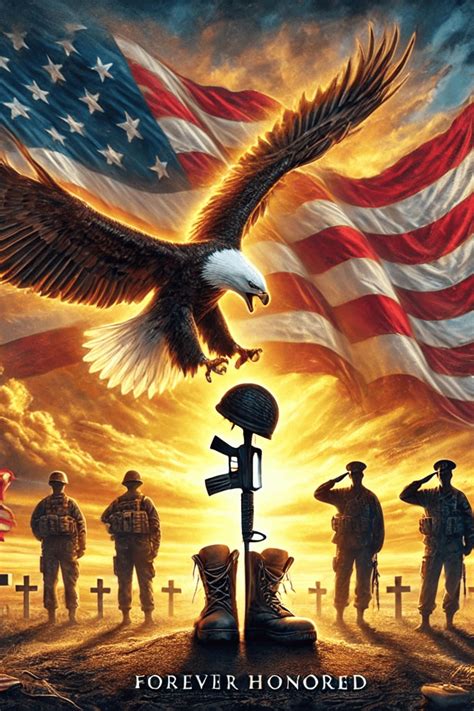 Celebrate Courage And Honor Service With This Impactful Digital Print