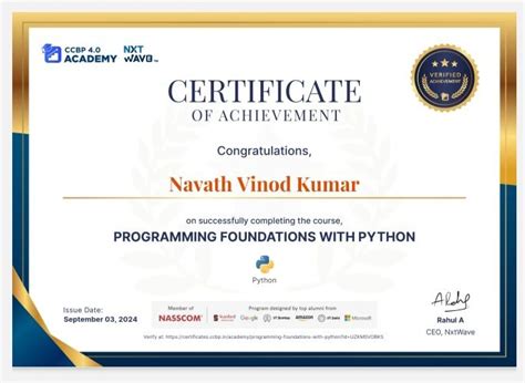 Navath Vinod Kumar On Linkedin Rahulattuluri Nxtwave Ccbp