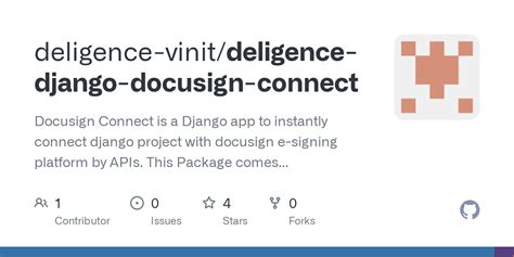 Github Deligence Vinit Deligence Django Docusign Connect Docusign Connect Is A Django App To