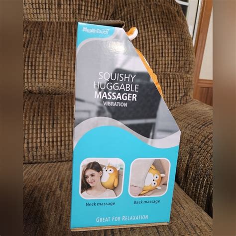 Health Touch Bath And Body Squishy Huggable Plush Massager Squirrel