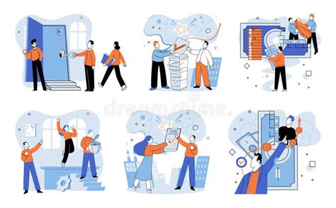 Partnership Collaborative Discussions Lead To Innovative Strategies Stock Illustration