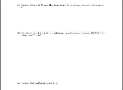 Solved 5 36 Points Let Xi A Random Variable X With