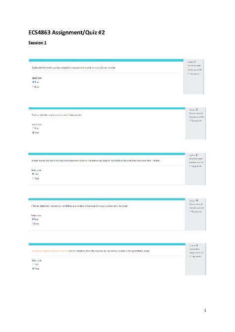 Ecs4863 Assignment Quiz Updated Ecs4863 Assignmentquiz 2 Unisa 2023