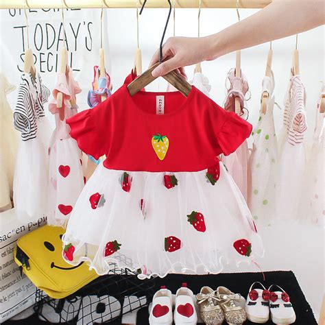ชุดเด็กผู้หญิง ชุดฤดูร้อน 2022 ฤดูร้อนใหม่ สาวฤดูร้อน ทารก เด็ก ทารก กระโปรงสวย Th