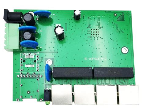 4 Port 10 100 1000base Tx 1 Port 1000base Fx Unmanaged Gigabit