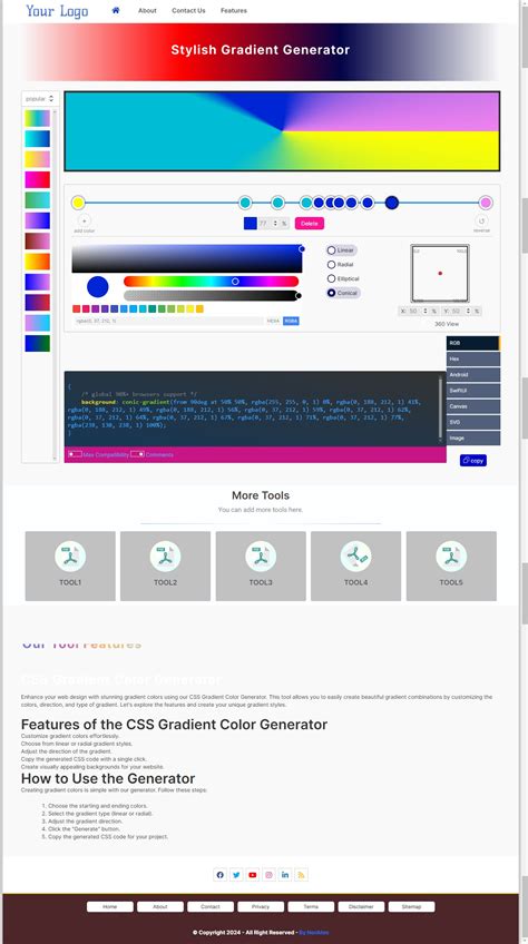 Css Gradient Generator For Easy Gradient Creation Codester
