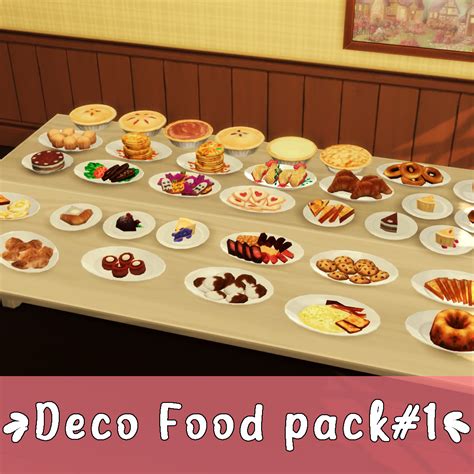 Deco Food Pack The Sims 4 Build Buy Curseforge