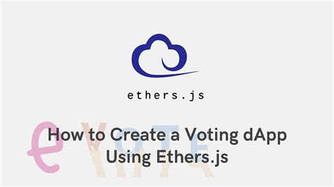 Full Stack Blockchain Tutorial Building A Voting Dapp With Ethersjs Youtube
