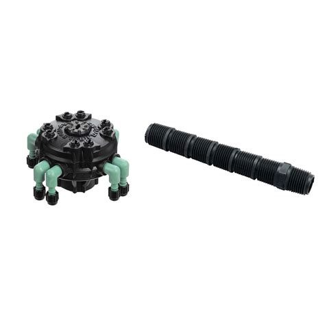 Orbit 8 Port Drip Irrigation Manifold And 1 2 Inch X 6 Inch Cut Off