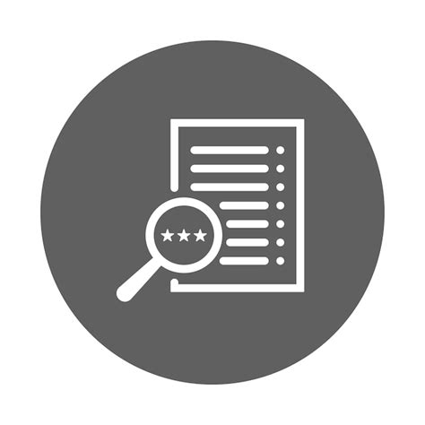 Premium Vector Assessment Review File Icon