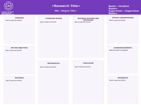 Msc Poster Template Pdf