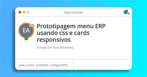 Prototipagem Menu Erp Usando Css E Cards Responsivos