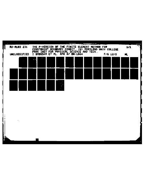Pdf P Version Of The Finite Element Method The P Version Of The