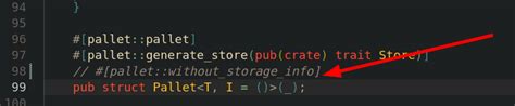 Looking For Some Support On Remove `withoutstorageinfo` On Pallets