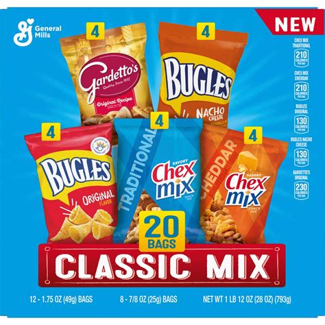 General Mills Bugles Chex Mix Gardettos Classic Variety Mix Shop