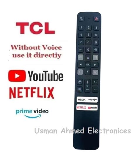 Tcl Smart Android Led Tv Remote Without Voice Cammands With Netflex