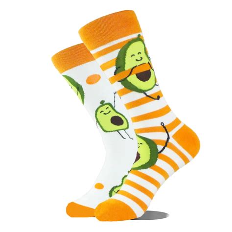 Cute Avocado Odd Paired Socks Crazy Sock Thursdays
