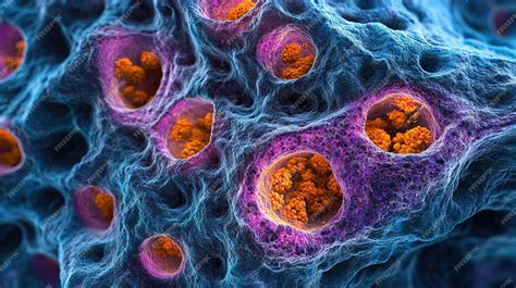 Human Tissue Samples In Forensic Analysis Depicted In A 3d Microscope