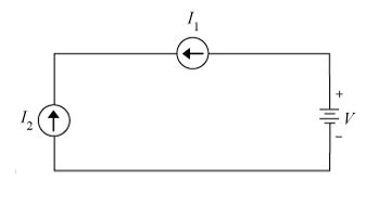 Solved Determine The Voltage V And Current I As Chegg Com