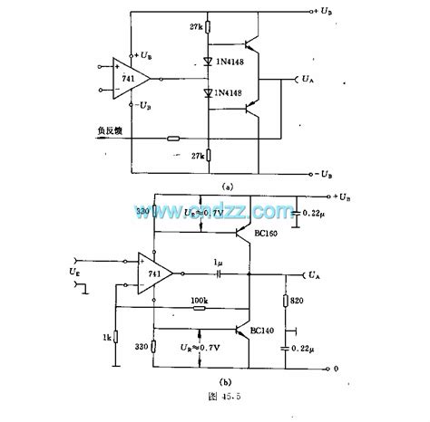 Output Power Amplifier Circuit Of Operational Amplifier Amplifier Circuit Circuit Diagram