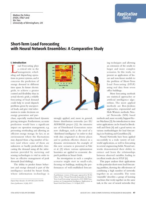 PDF Notes Short Term Load Forecasting With Neural Network Ensembles A Comparative Study
