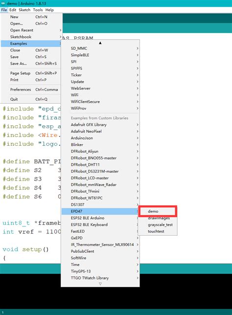 Esp32 4 7”e Ink Display 960×540 Wiki Dfrobot