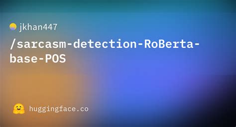 Jkhan447 Sarcasm Detection RoBerta Base POS Training Metrics