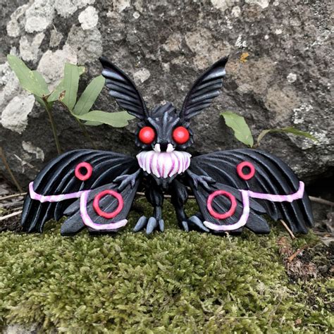 3d Printable Articulated Mothman By Twistyprints
