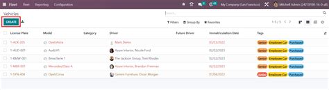 Odoo 16 Fleet Management App Odoo 16 Enterprise Edition