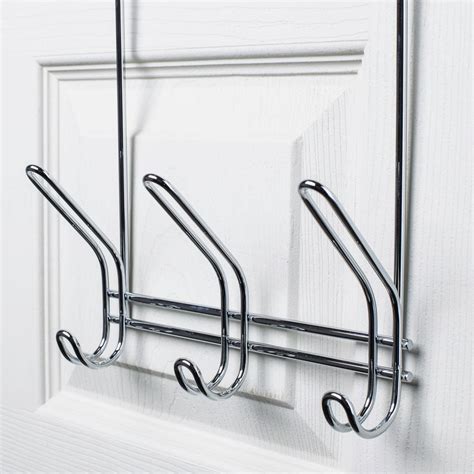 Idesign Classico Over Door 3 Hook Rack Chrome Kitchen Stuff Plus