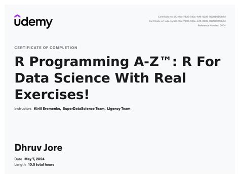 rprogramming datascience learningjourney continuouslearning… dhruv jore