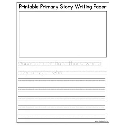 Free Printable Writing Templates For Kindergarten Download Free
