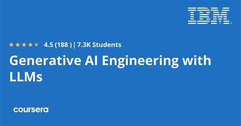 Generative Ai Engineering With Llms Welcome