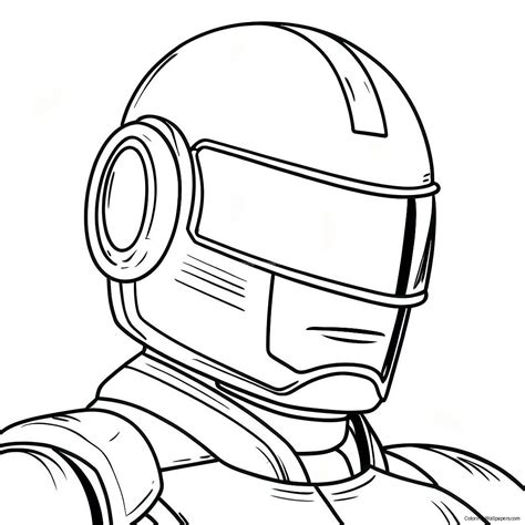 Robocop Coloring Page 68814 54478