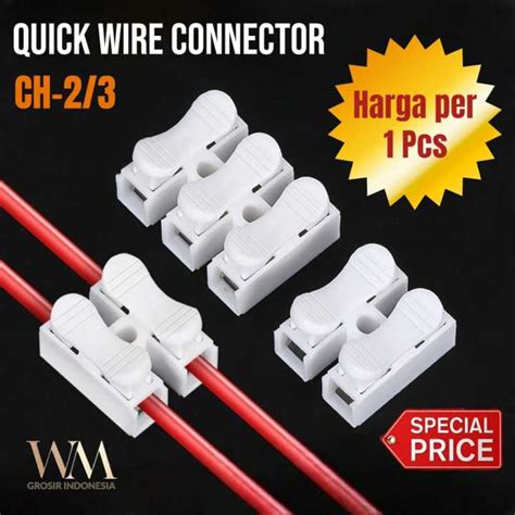 Quick Cable Connector Terminal Sambungan Kabel Listrik Ch2 Ch3 Per Pcs Lazada Indonesia