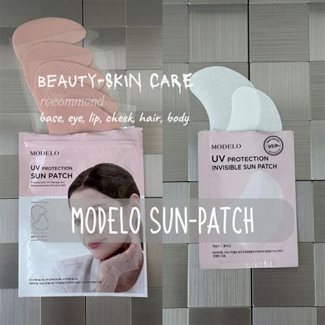 자외선차단 투명 선패치 모델로 골프 야외활동필수템 네이버 블로그