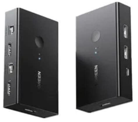 Dukatech 0111 017200 Ugreen Ug 50744 Cm200 Switcher Hdmi Kvm And Usb 2 In 1 Out Ultra Hd